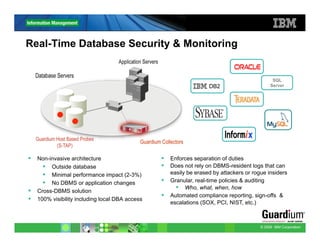 IBM InfoSphere Guardium overview | PDF | Databases | Computer Software and Applications