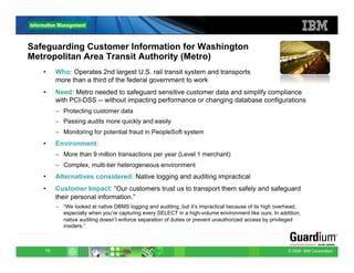 IBM InfoSphere Guardium overview | PDF