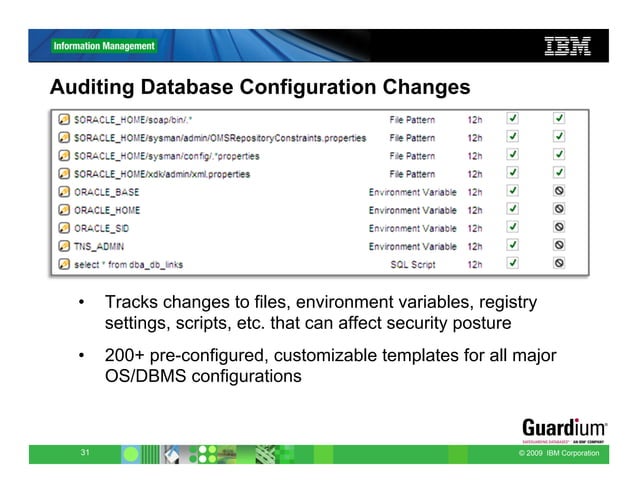 IBM InfoSphere Guardium overview | PDF | Databases | Computer Software and Applications