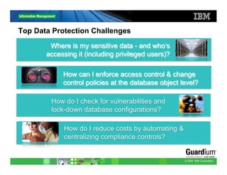 IBM InfoSphere Guardium overview | PDF | Databases | Computer Software ...