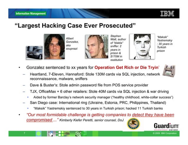 IBM InfoSphere Guardium overview | PDF | Databases | Computer Software ...