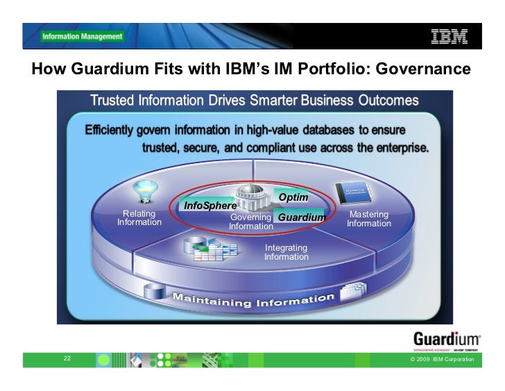 IBM InfoSphere Guardium overview IBM InfoSphere Guardium overview