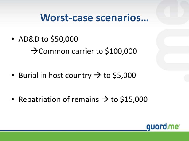 GuardMe Insurance 2016 | PPTX | Travel Insurance | Insurance