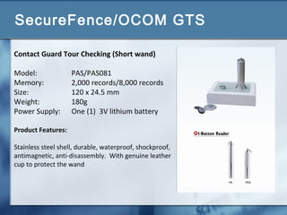 Guard tour reporting systems | PPT