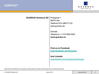 Guardus Manufacturing Software | PPTX