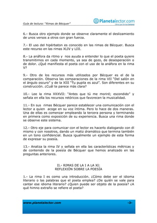 Guía rimas de_bcquer | PDF