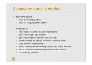 Ontology quality, ontology design patterns, and competency questions | PDF