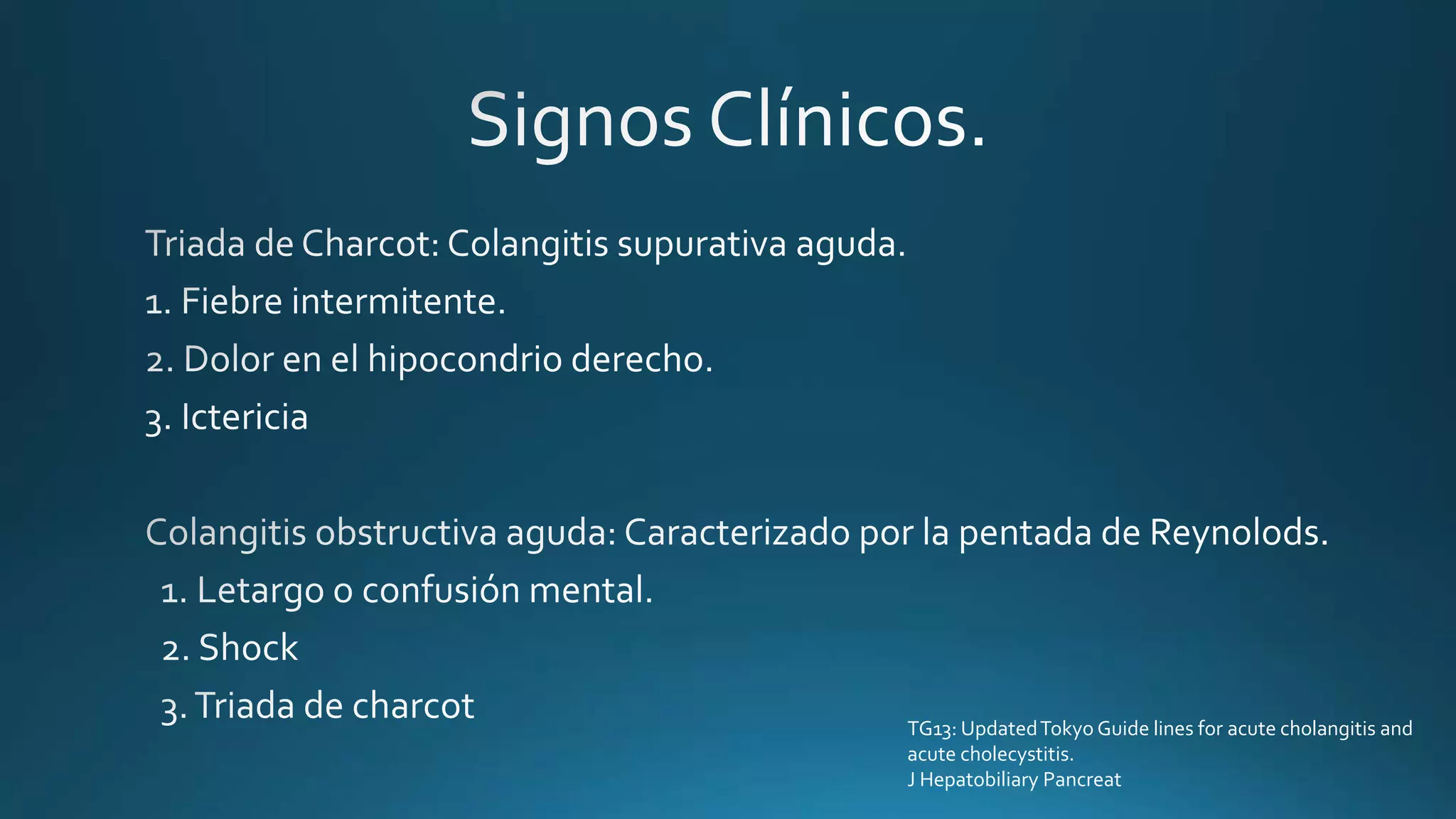 Guías de tokio para colecistitis y colangitis | PPTX | Digestive ...