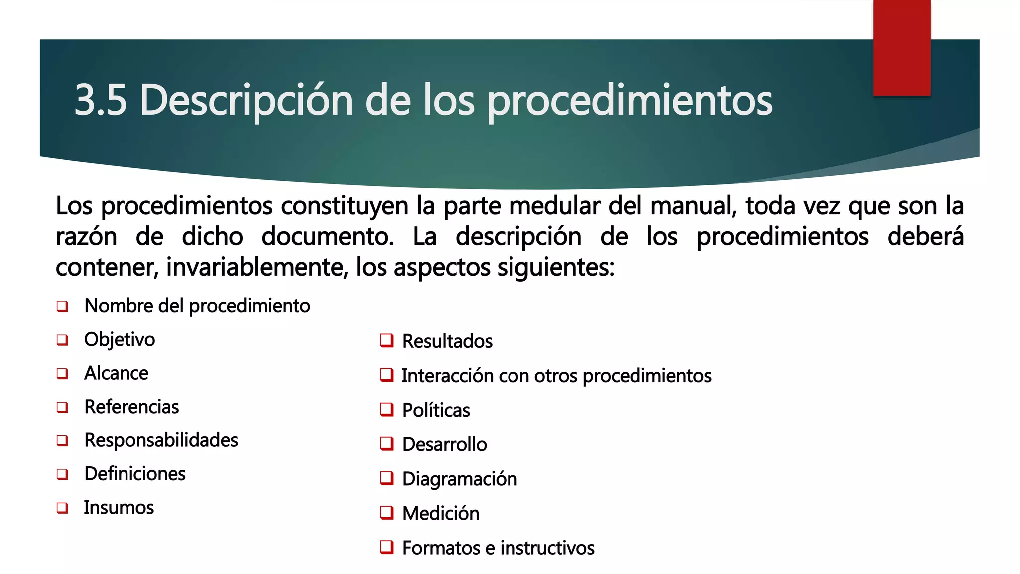 Guía técnica para la elaboración de manual de procedimientos | PPTX