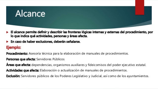Guía Técnica Para La Elaboración De Manual De Procedimientos