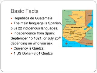 Guatemala Presentation | PPTX