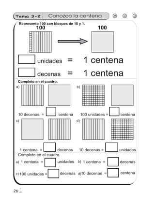 Guatematica 2 -_tema_3_-_numeros_hasta_1000 | PDF