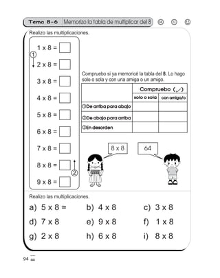 Guatematica 2 -_tema_8_-_multiplicacion_(2) | PDF