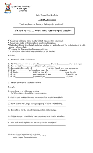Guía third conditional_cont y ejerc | DOC