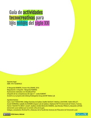 Guía de actividades tecnocreativas para l@s niñ@s del siglo XXI | PDF