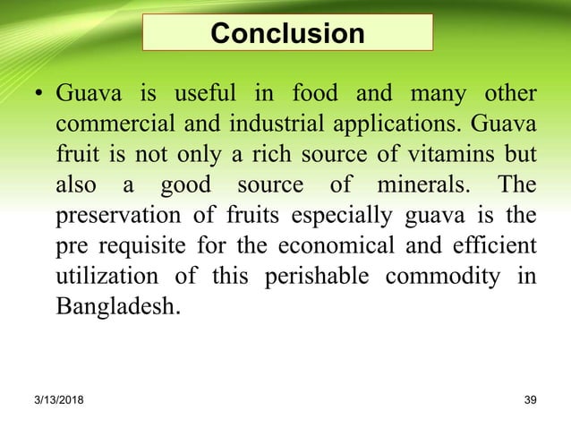 Production Technology of Guava | PPTX