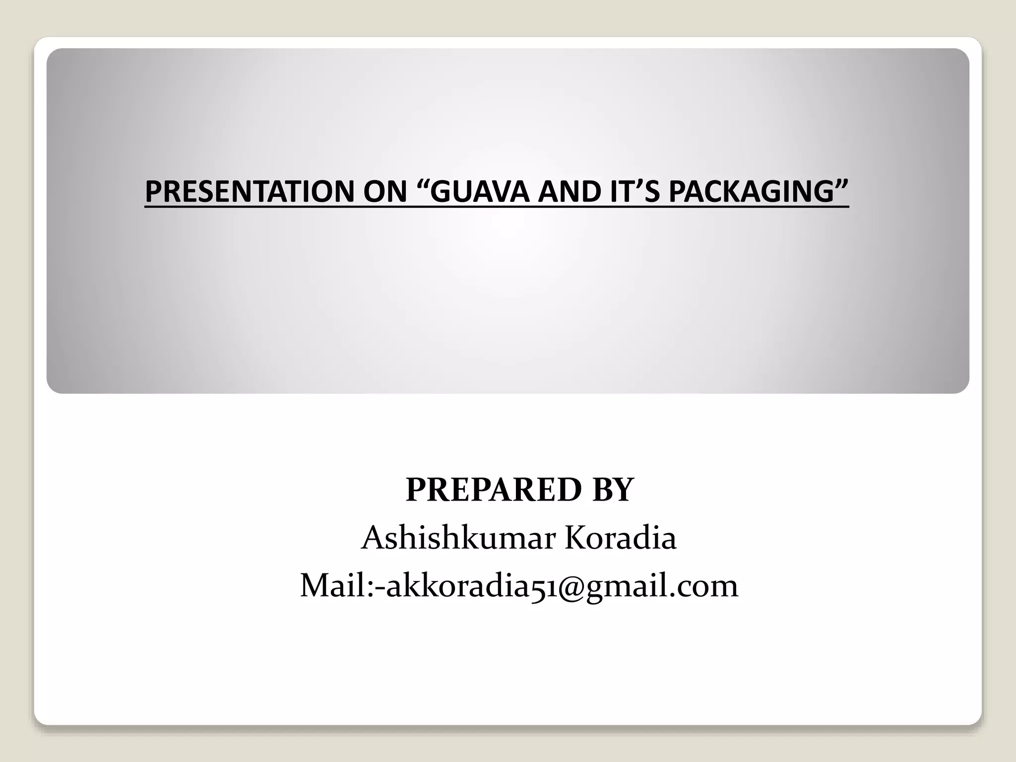 Guava | PPT