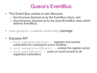 Guava’s Event Bus | PPTX