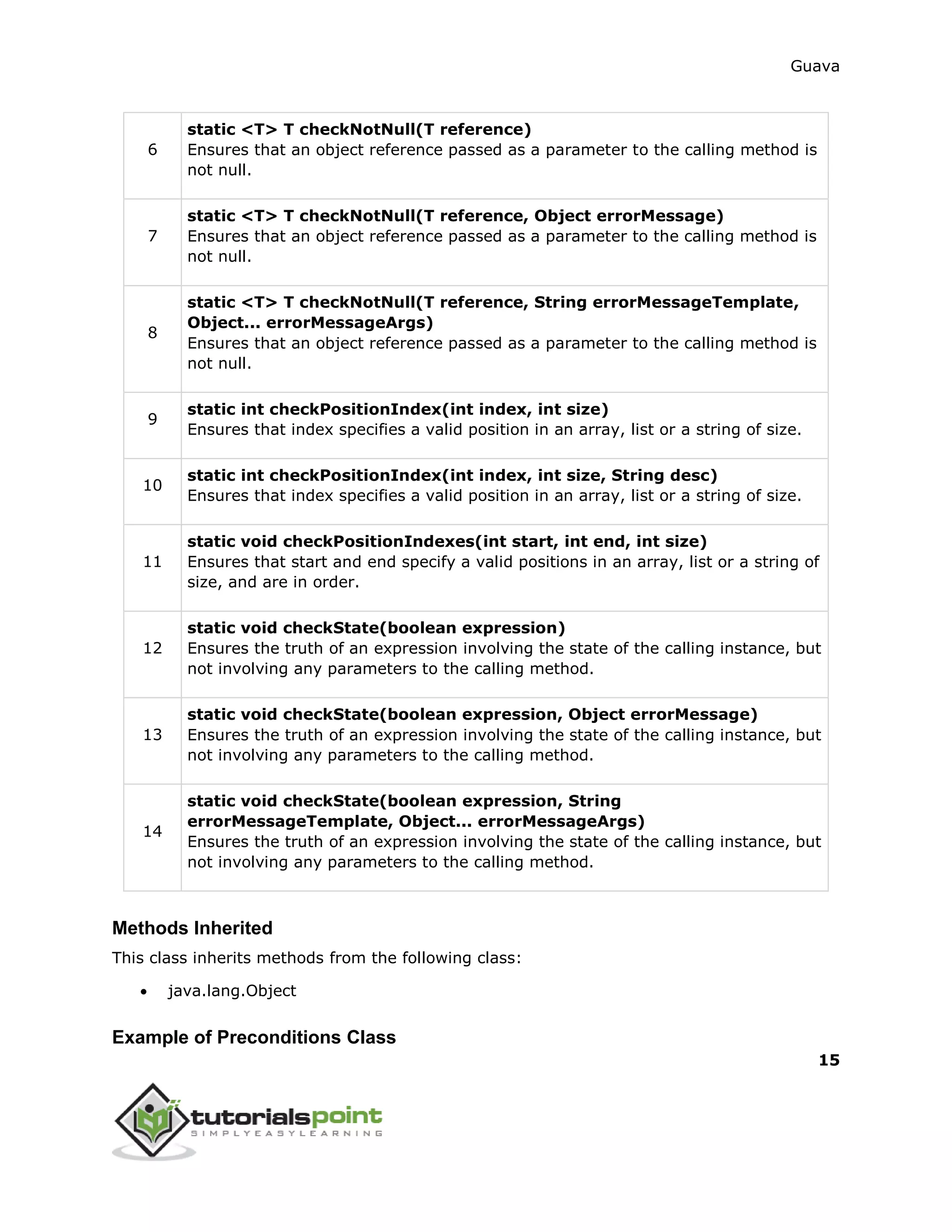 Guava tutorial | PDF