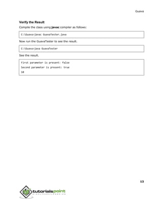 Guava tutorial | PDF