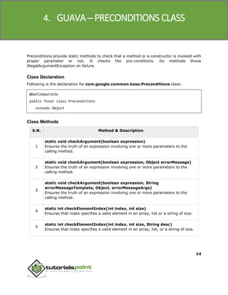 Guava tutorial | PDF