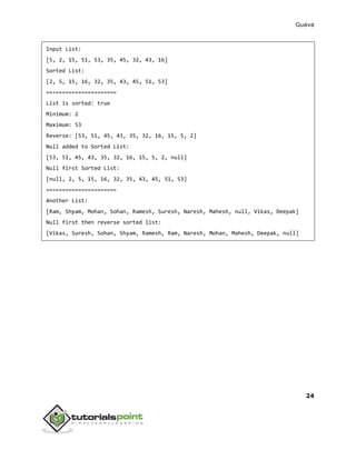 Guava tutorial | PDF