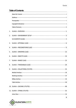 Guava tutorial | PDF