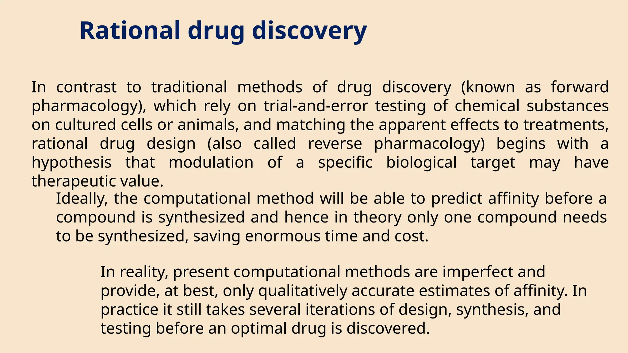 Introduction to computer-aided drug designing | PPTX