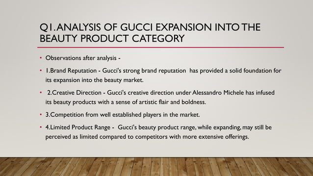 This is about Gucci company to tell you about the | PDF | Apparel ...