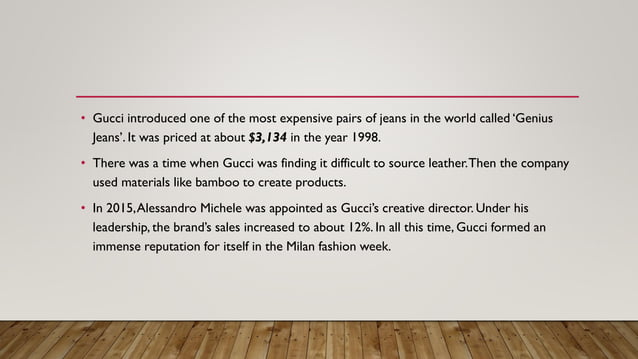 This is about Gucci company to tell you about the | PDF | Apparel ...
