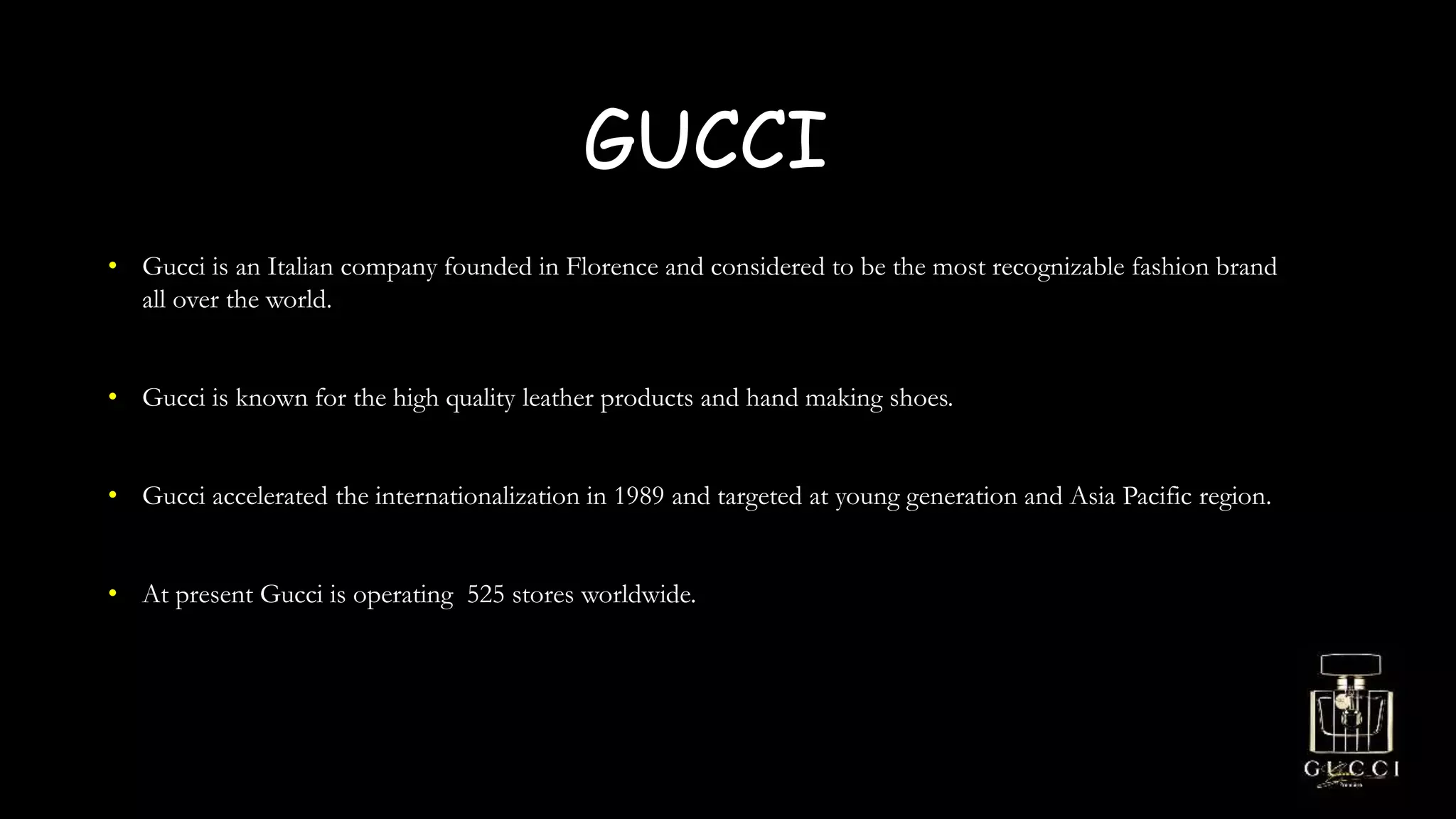 Gucci final presentation | PPTX