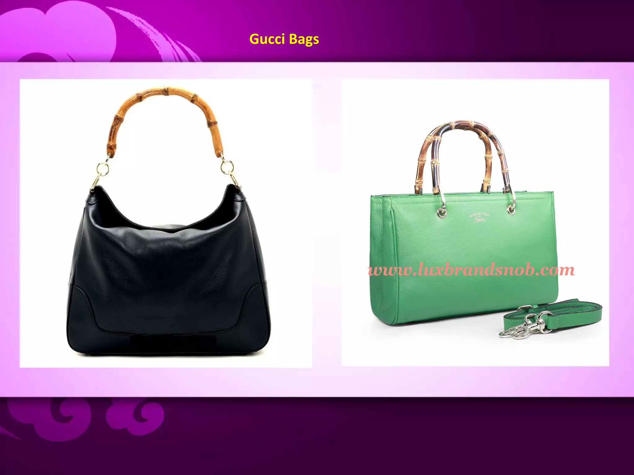 Gucci handbags | PPT