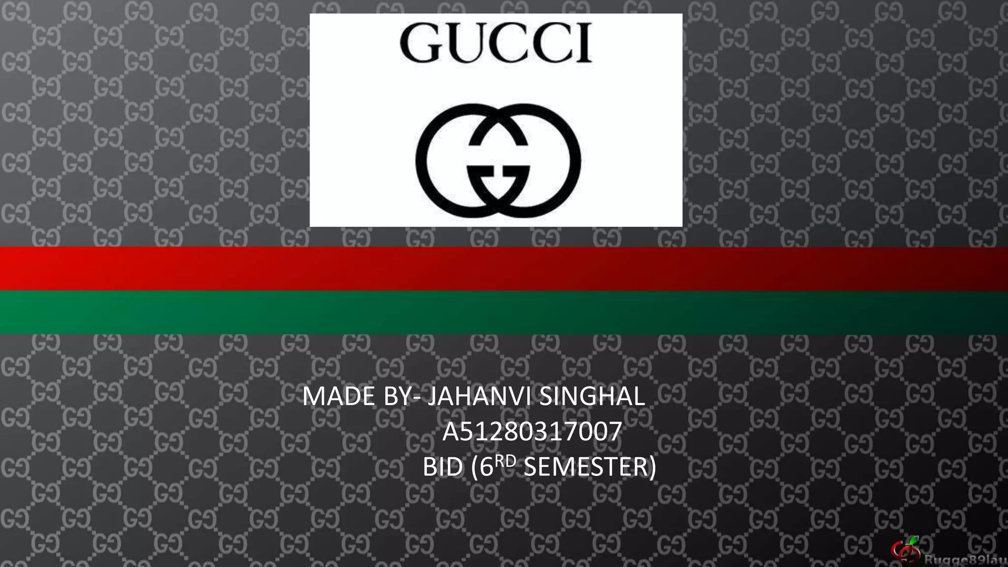 Gucci Analysis | PPTX