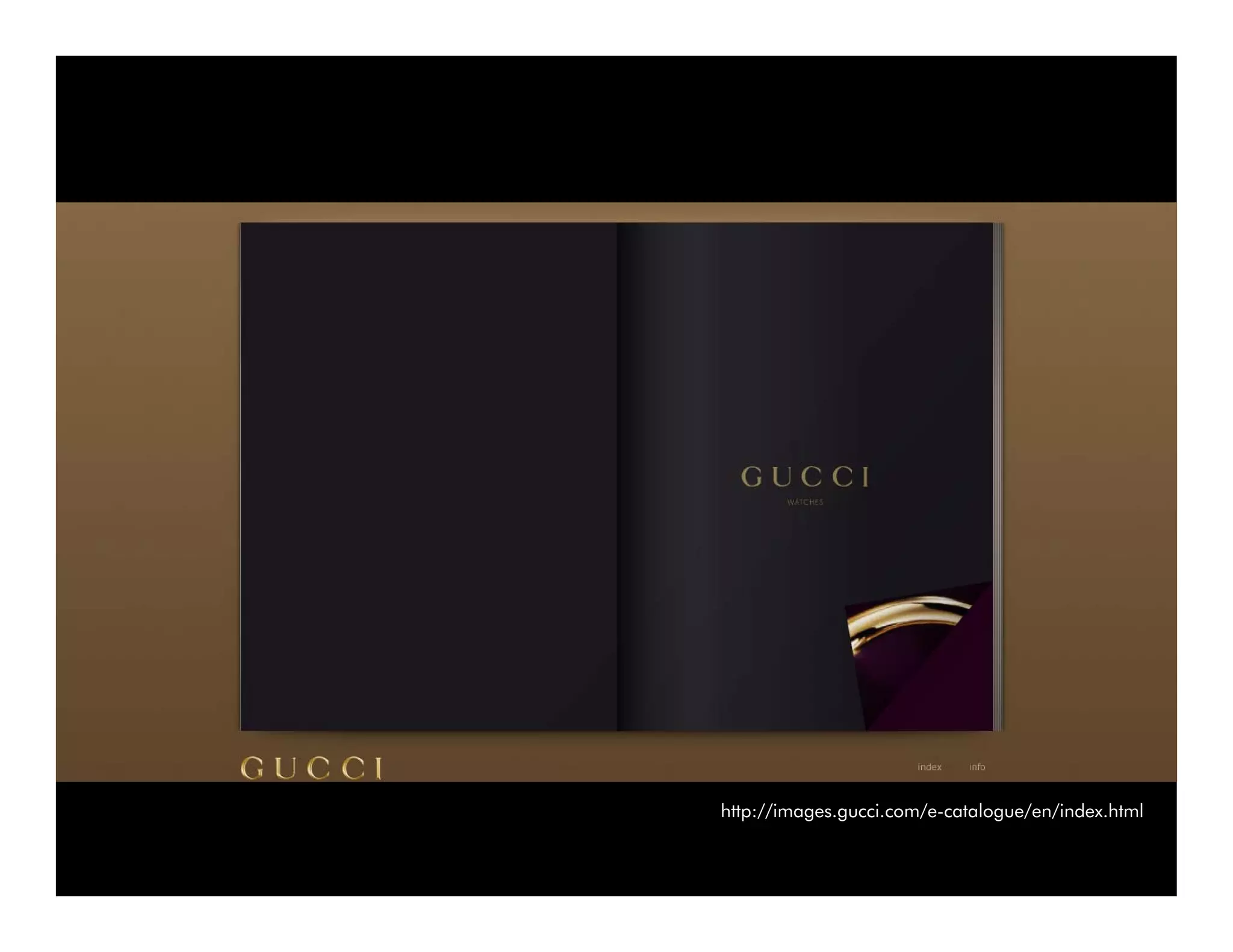 Gucci Timepieces Web Catalogue Presentation | PDF