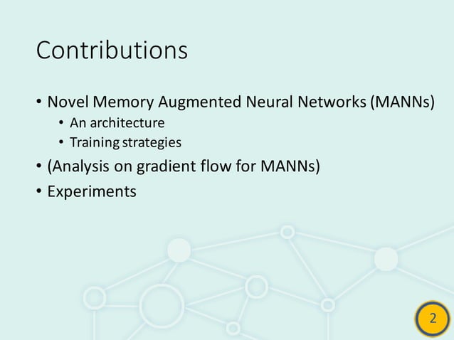 memory augmented neural networks with wormhole connection | PPT memory augmented neural networks with wormhole connection | PPT