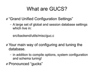 GUC Tutorial Package (9.0) | ODP
