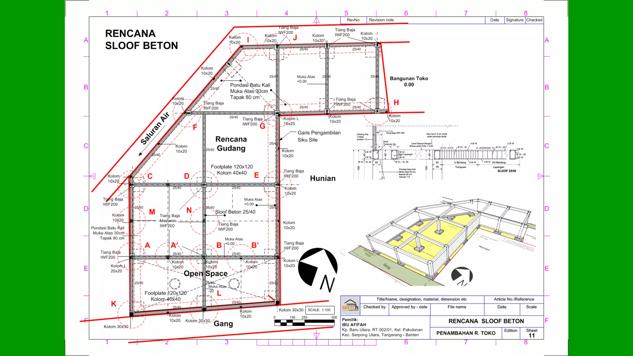 Design Gudang Sederhana di Serpong BSD | PPT