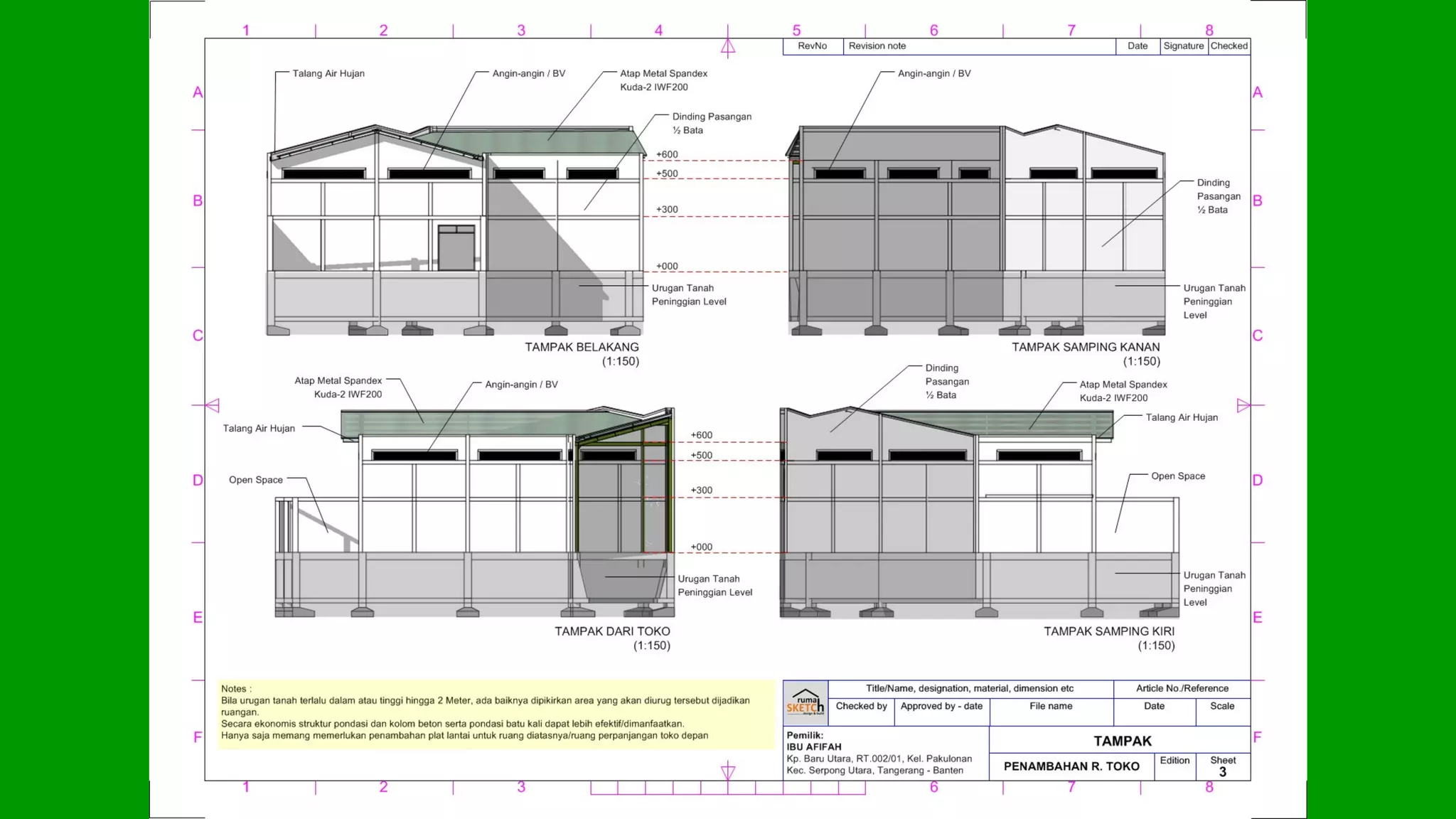 Design Gudang Sederhana di Serpong BSD | PPT