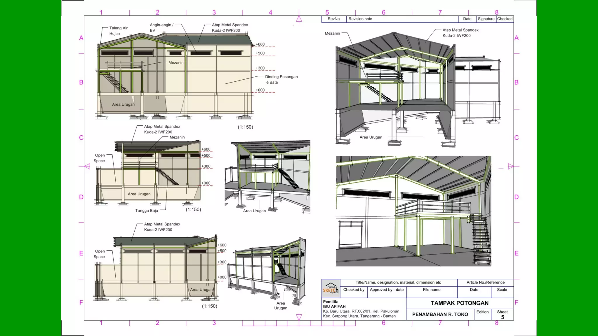Design Gudang Sederhana di Serpong BSD | PPT