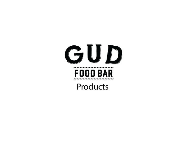 Gud food product 2015 menu