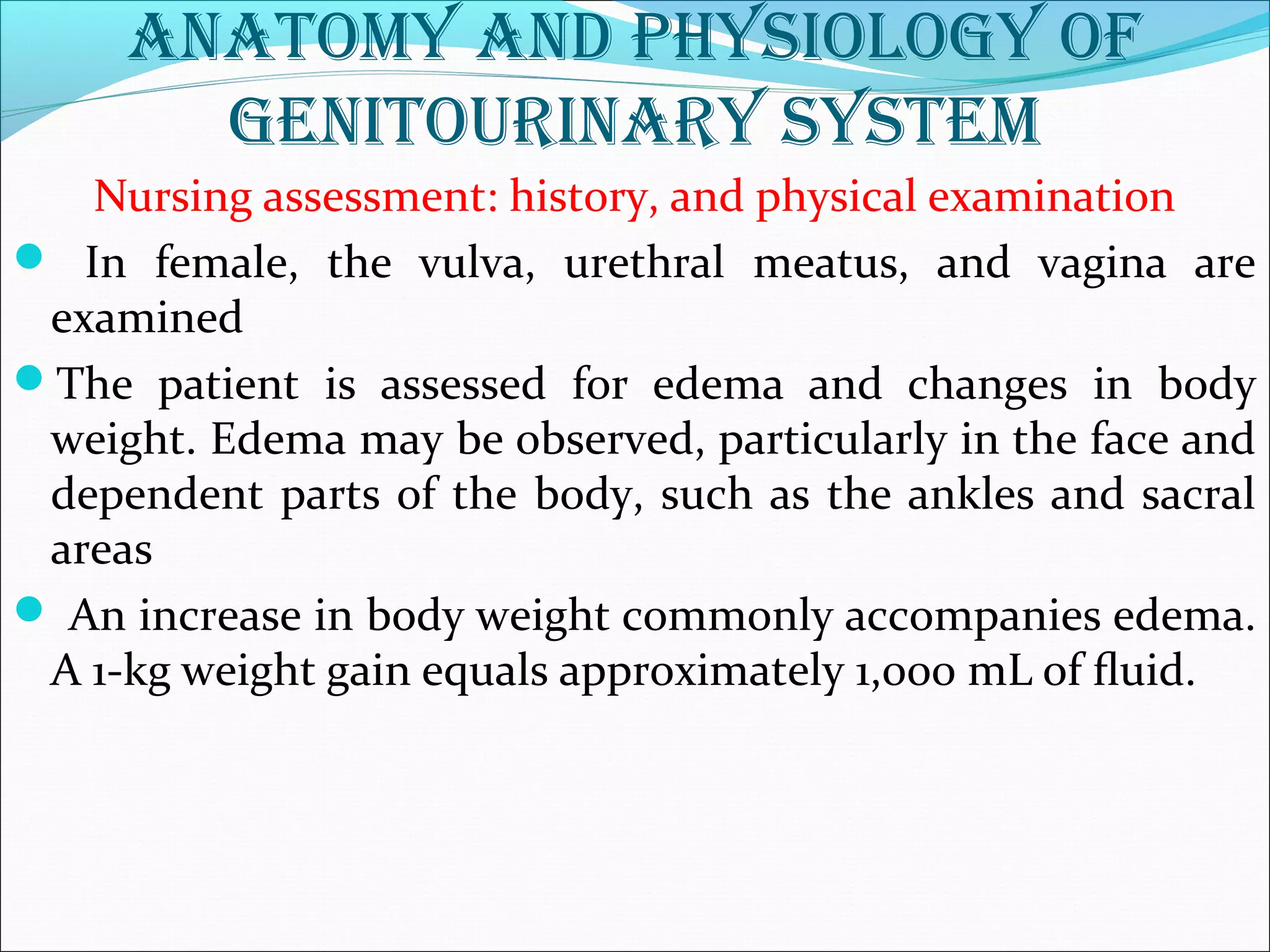 genitourinary disorders (medical surgical nursing) | PPT