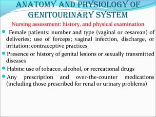 genitourinary disorders (medical surgical nursing) | PPT