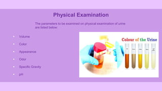 General Urine Examination | PPT