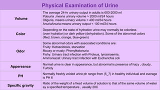 General Urine Examination | PPT