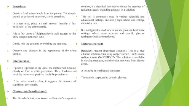 General Urine Examination (GUE) or Urinalysis | PPTX
