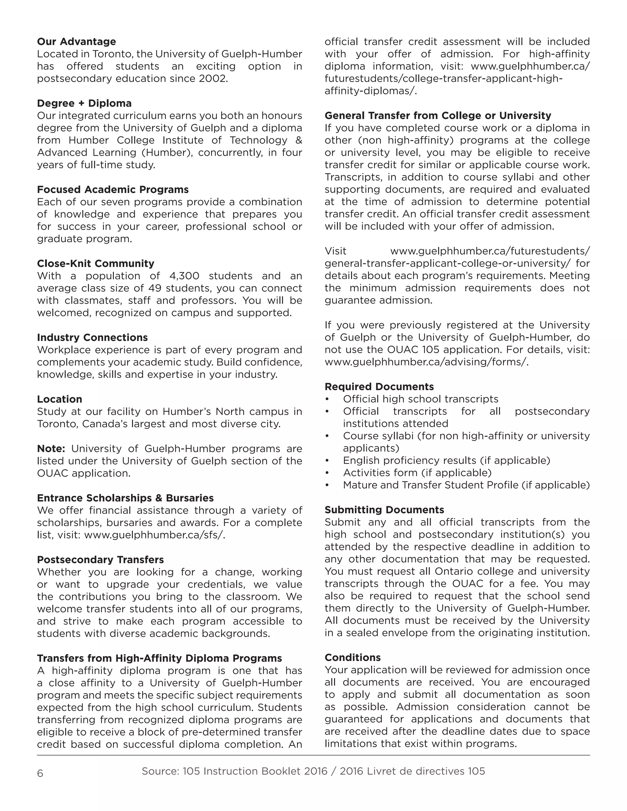 UNIVERSITY OF Guelph info | PDF