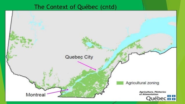 Agricultural Land Use Planning in Canada