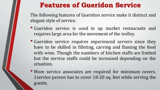 Gueridon Food & Beverage Restaurant Service Style (Ultimate Guide)