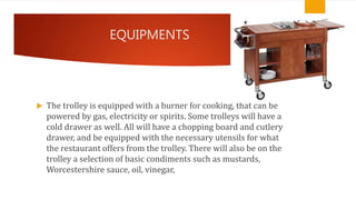 Gueridon service ppt | PPTX