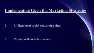 Guerilla marketing | PPT